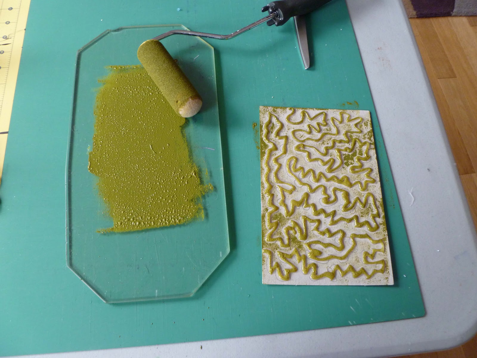 sew sew art: Monprint/Colograph Playdate