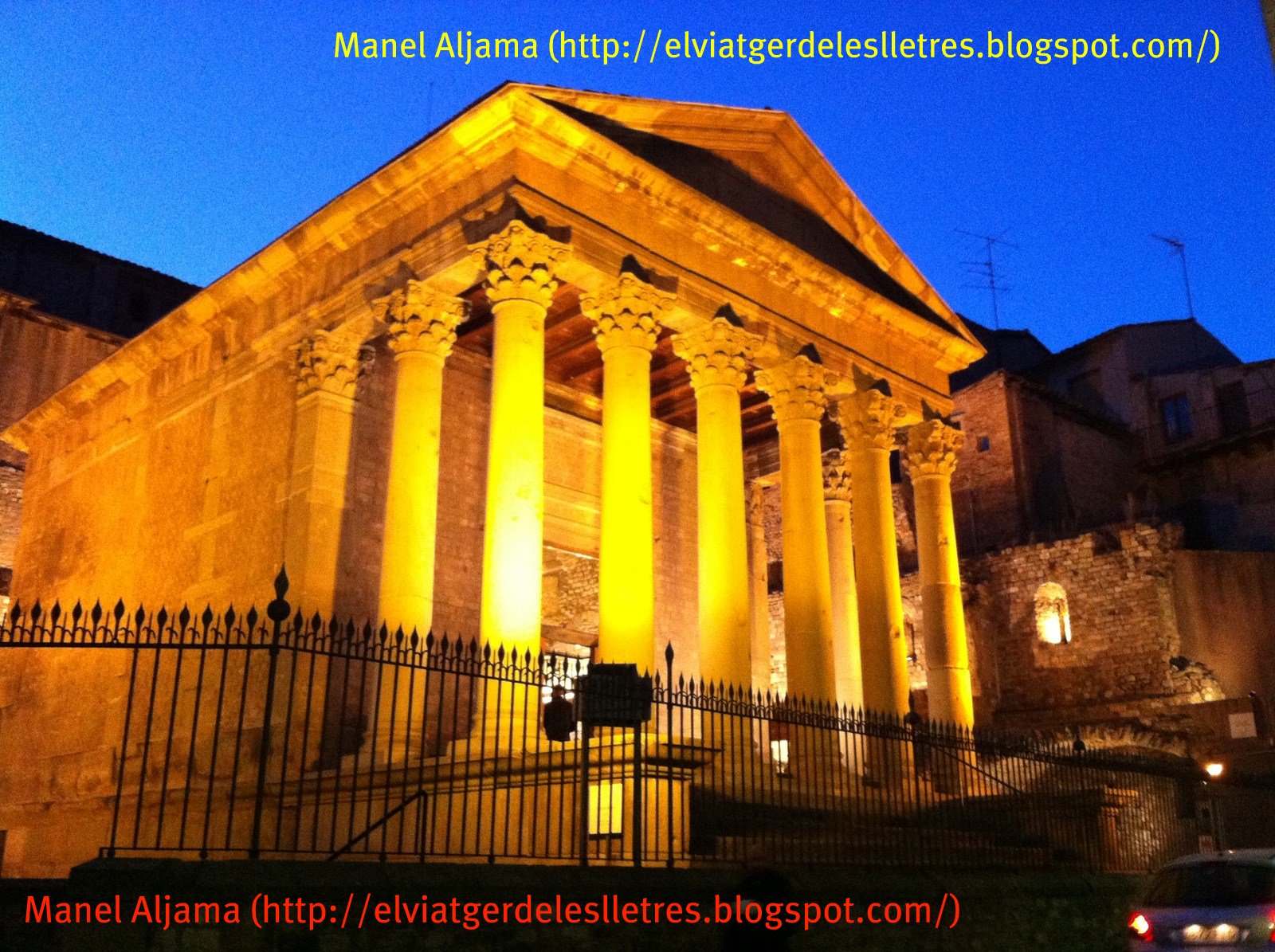 el viajero de las letras: El temple romà de Vic (templo romano de Vic)