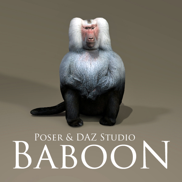 Digital Creations - Poser and DAZ Studio content: FREE Baboon Prop for ...