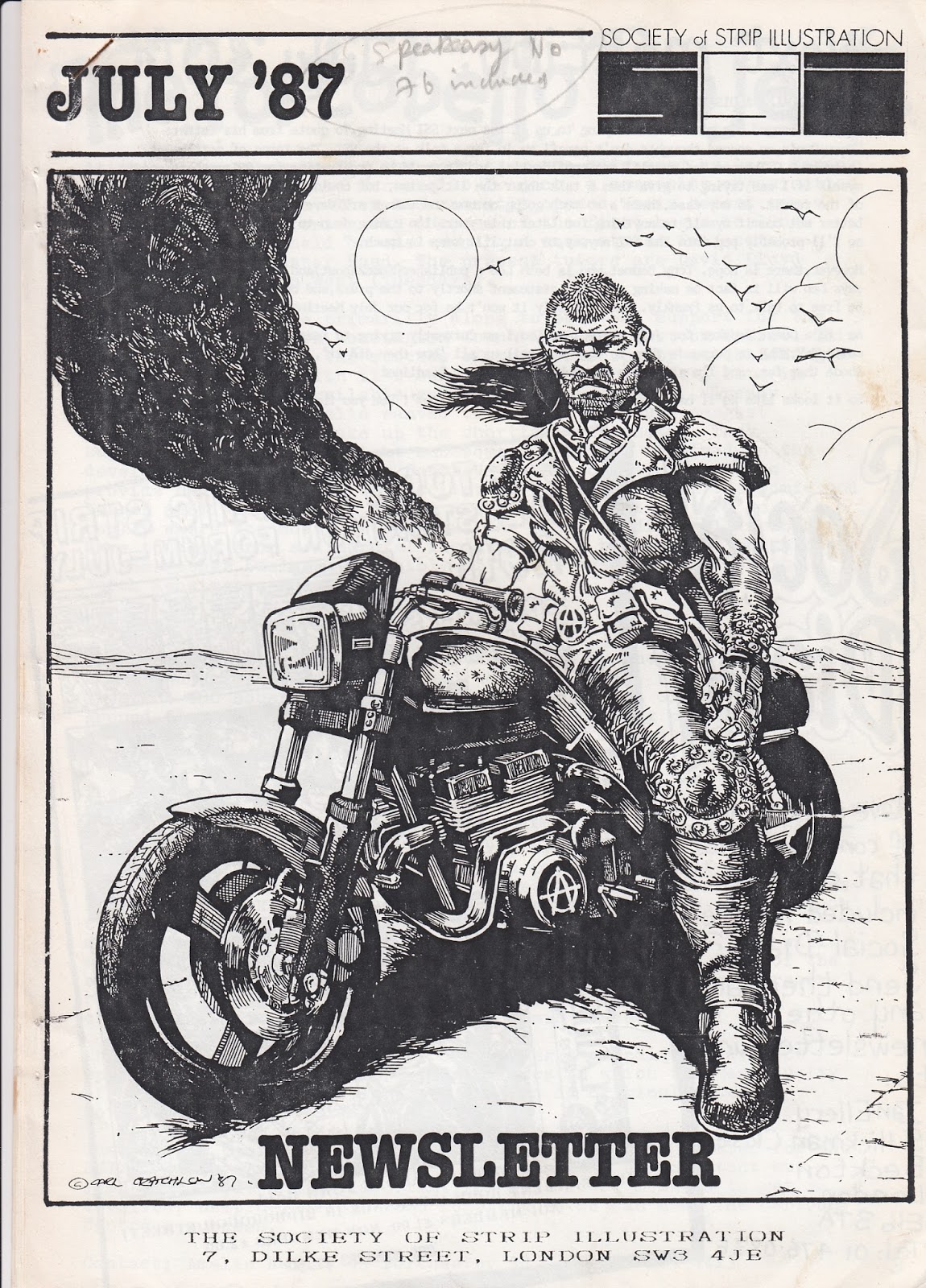 Boys Adventure Comics: early Carl Critchlow artowrk