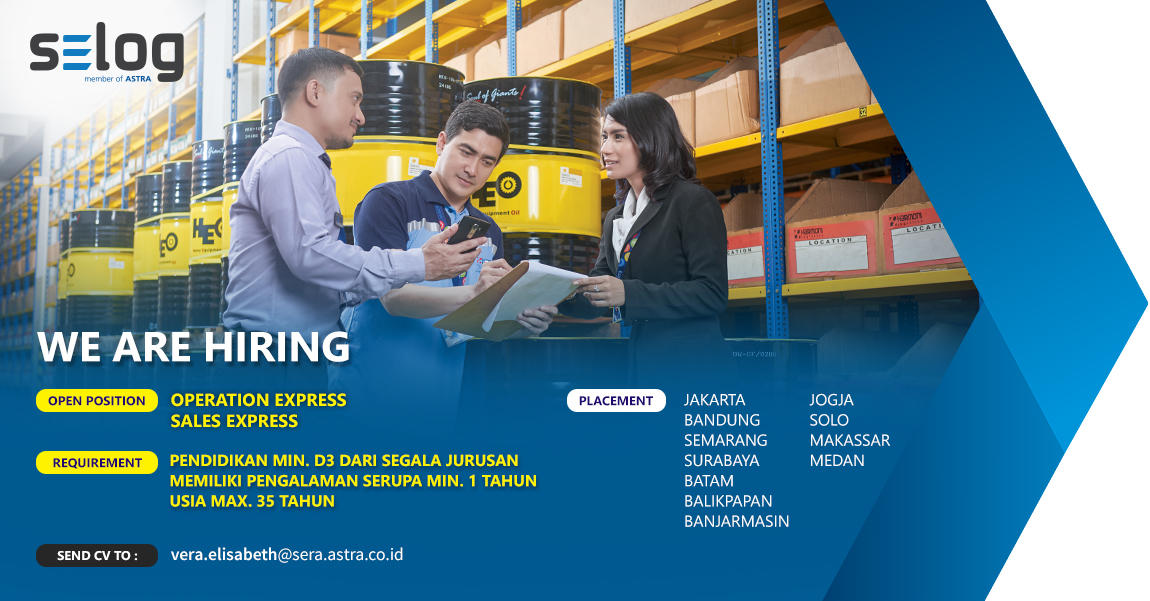 Lowongan Kerja : SELOG (Astra Logistics) - Temukan Lowongan Kerja