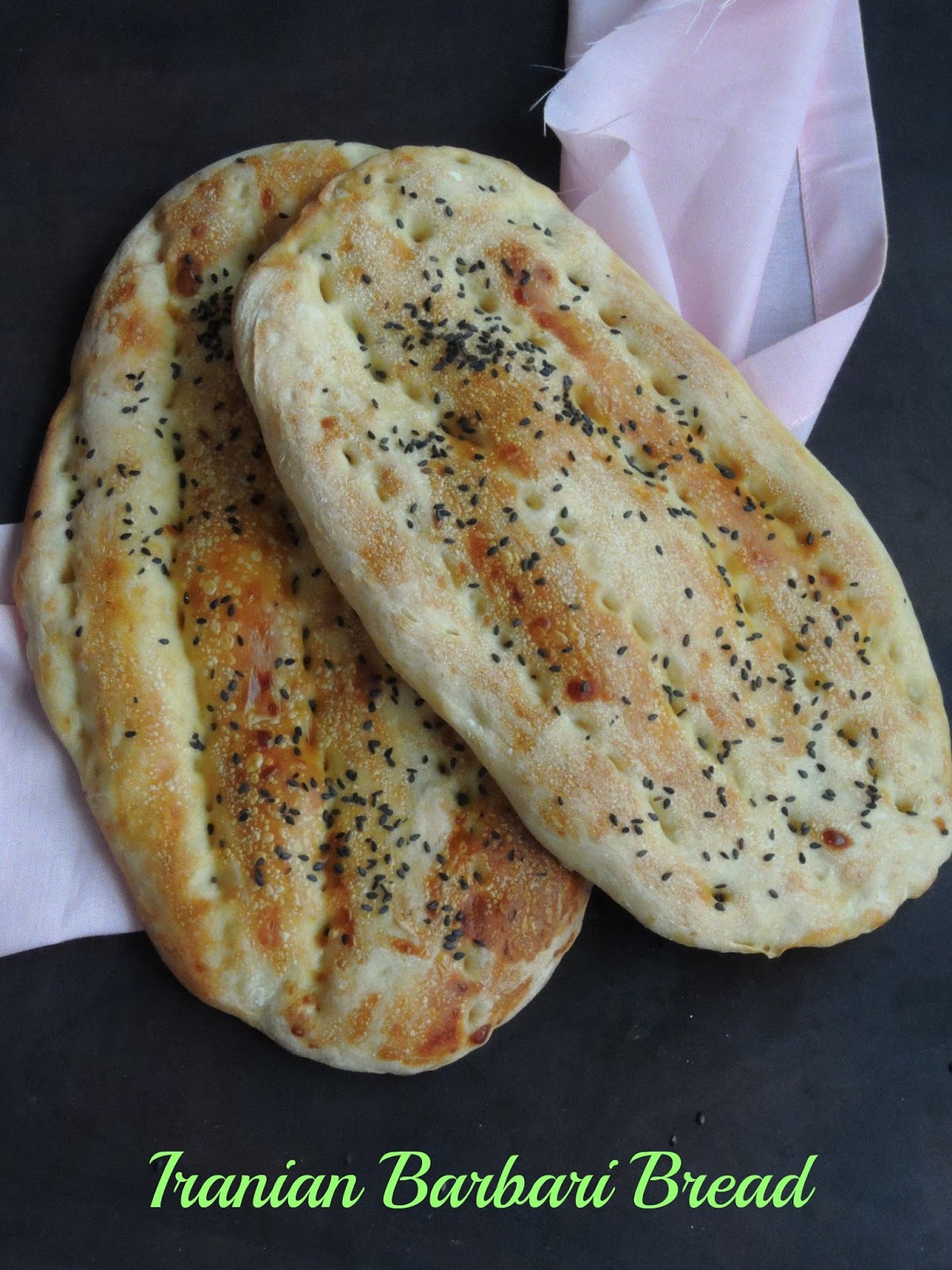Priya's Versatile Recipes: Iranian Barbari Bread/Noon Barbari/Naan-e ...