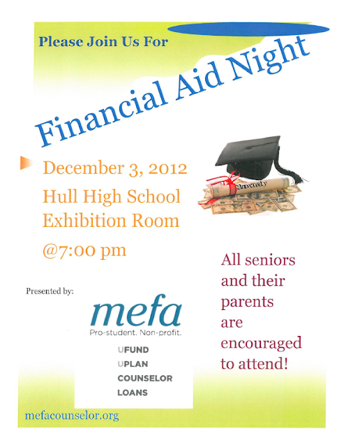 The Hull High School Blog: Financial Aid Night