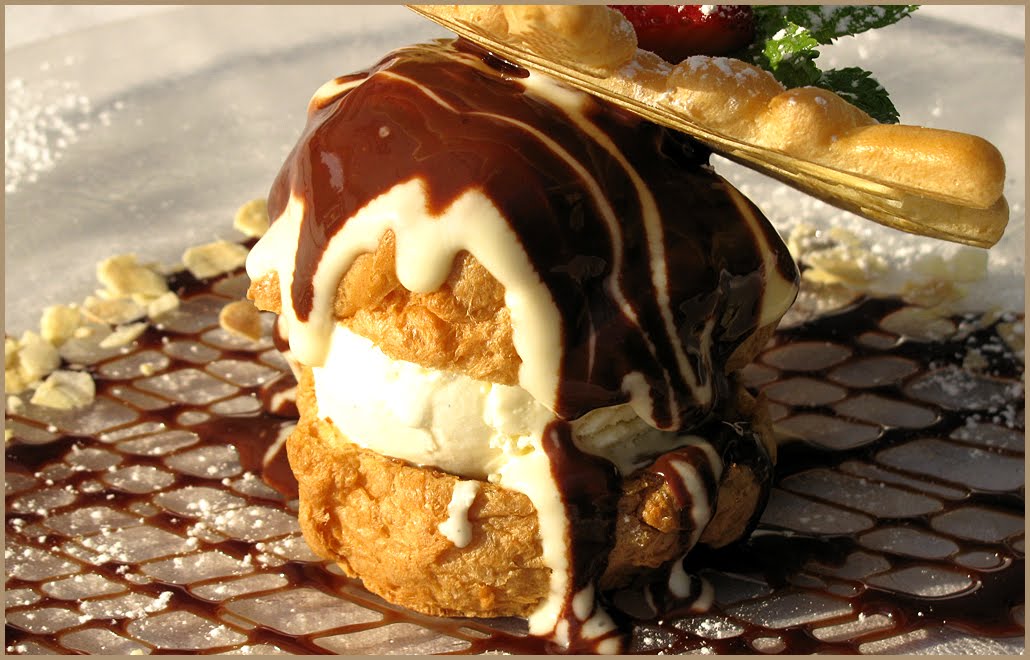 Rico postre para después de comer - Helado con chocolate | wallpaper hd ...