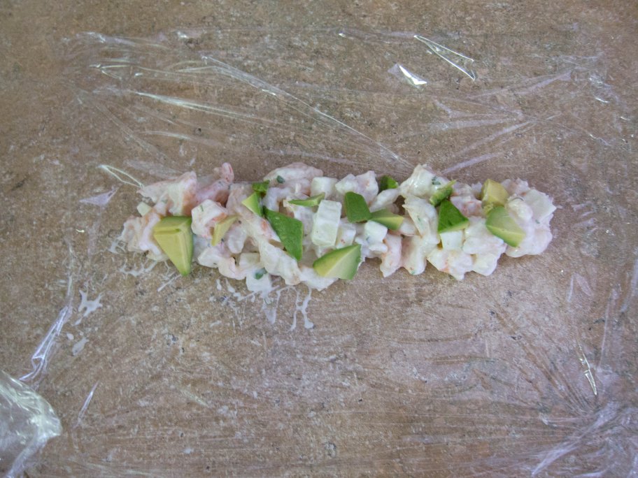 Gavin's Cooking: Avocado and Shrimp Salad Roulades