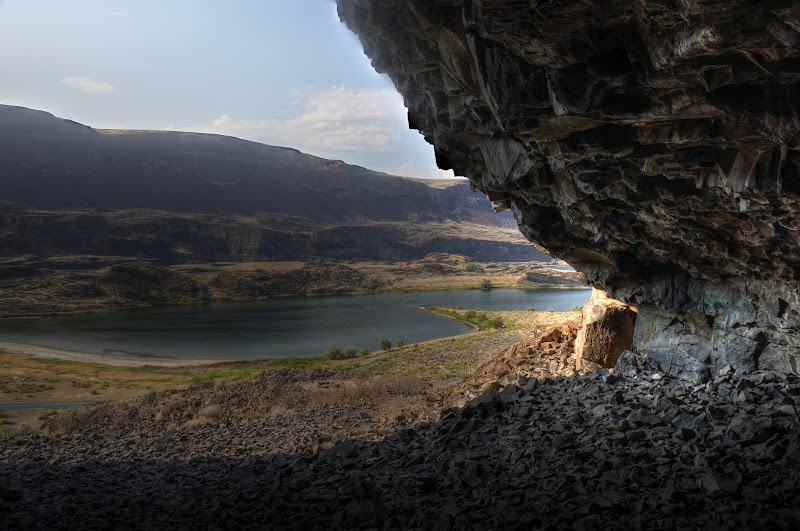 nature big nature small: Lake lenore Caves
