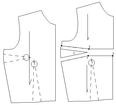 First Year Fashion Student: Centre front darts