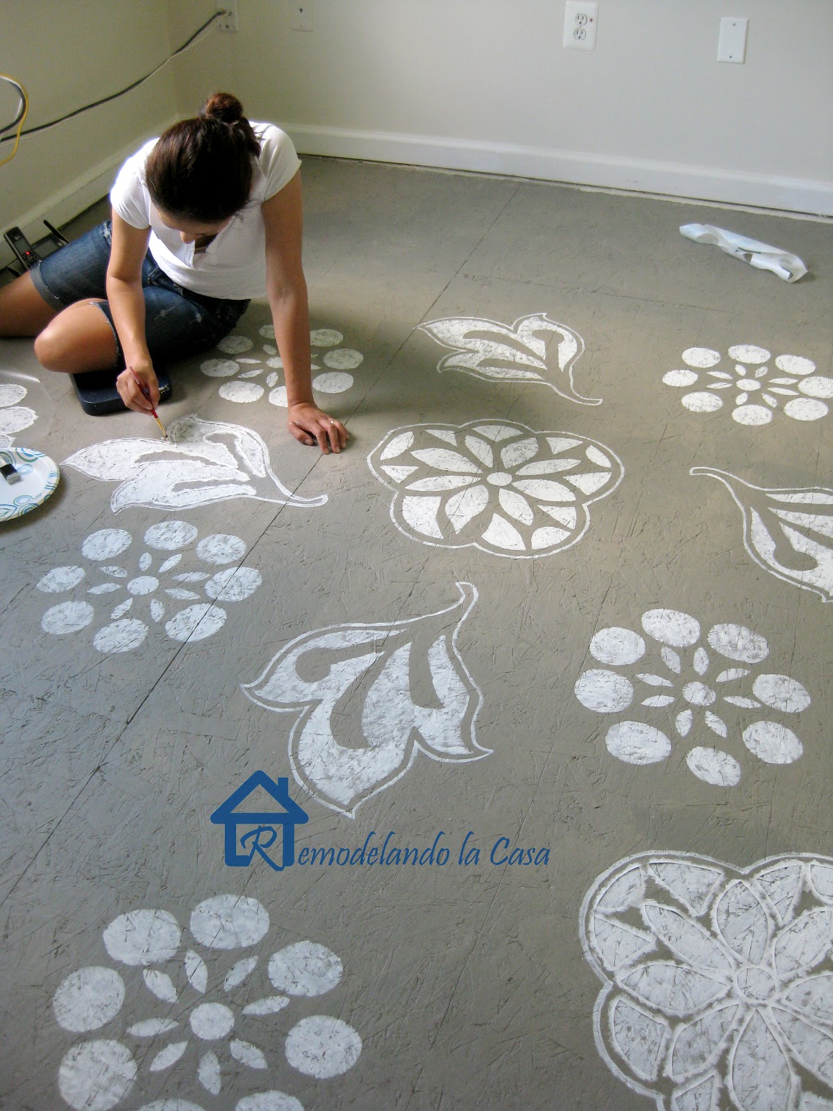 Wooden Floor Paint Patterns
