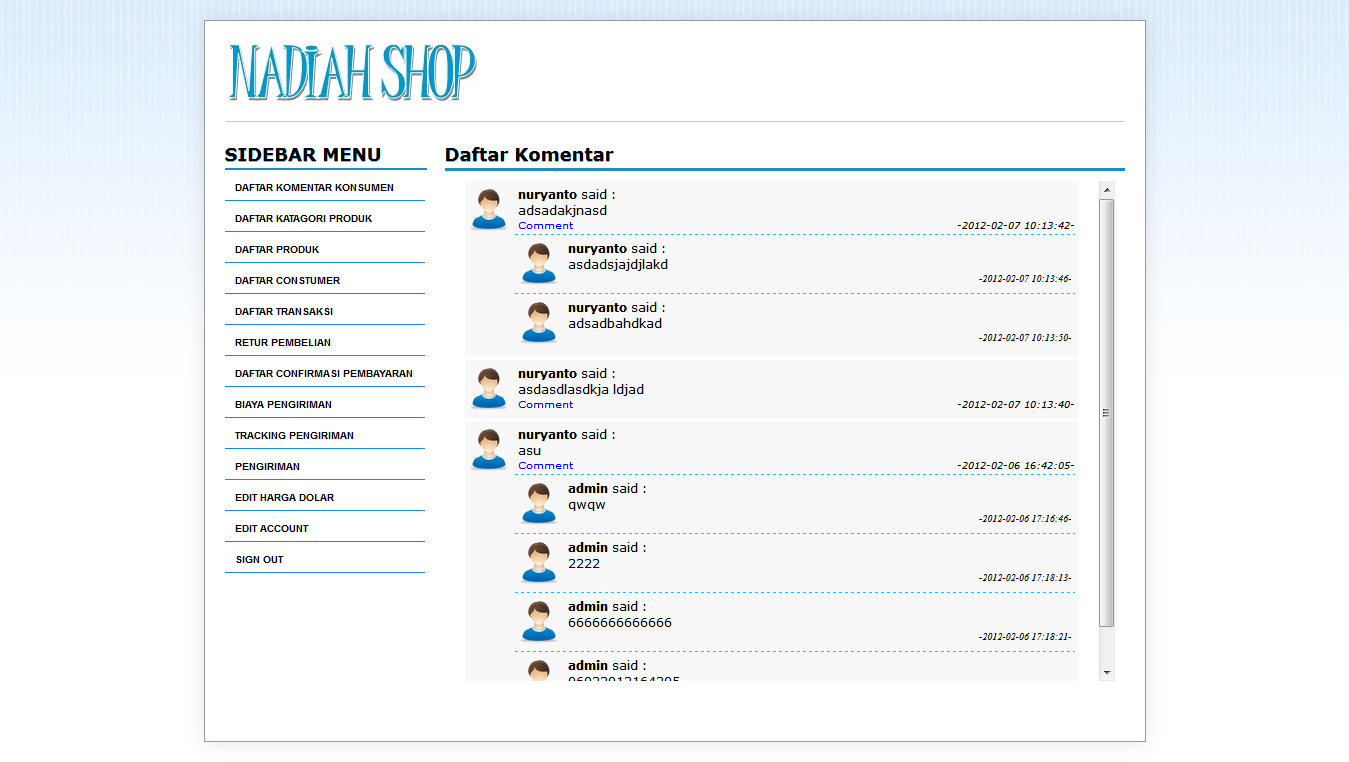 Script Toko Online Gratis - Nuryanto