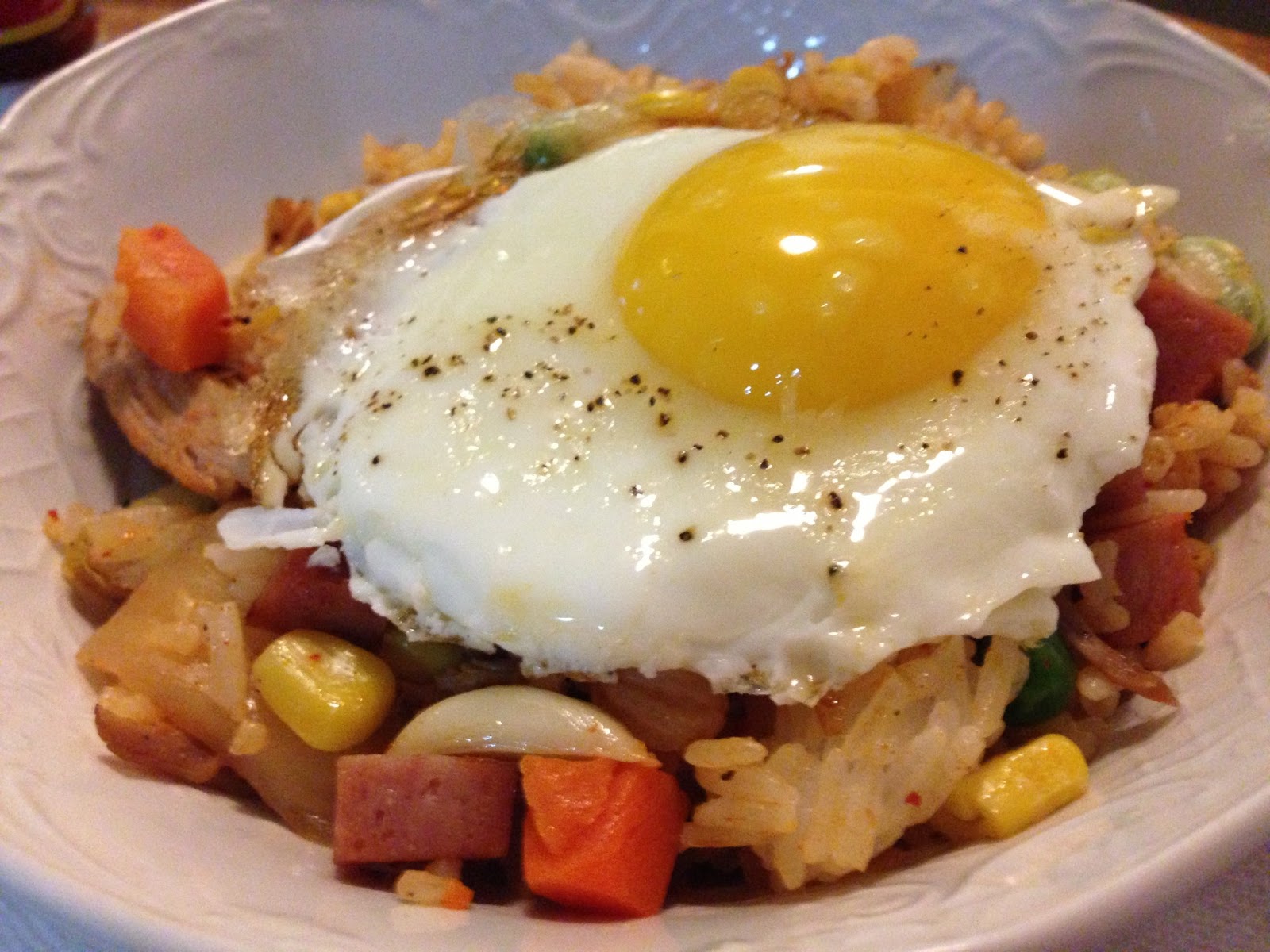 Hungry Panda: Home-made pork kim chi fried rice