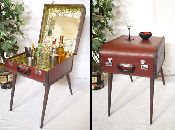 1Unik in Action: Suitcase Bar Table