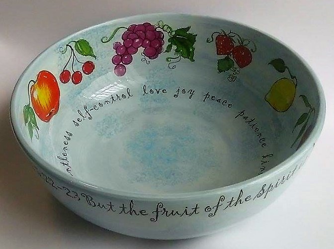 Petersham Bible Book & Tract Depot: Fruit of the Spirit Bowl