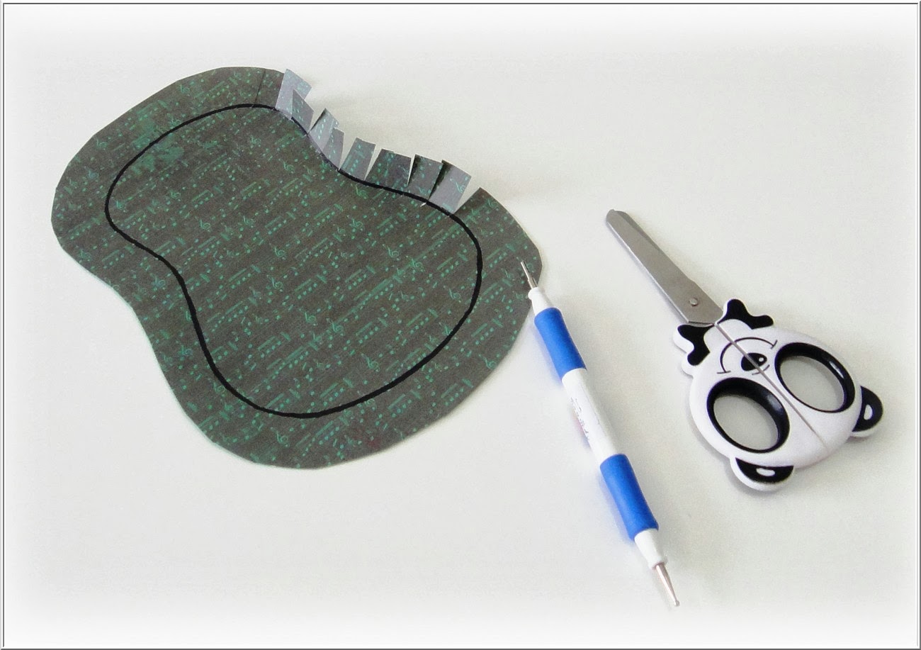 Eu Amo Artesanato: Violão de papel com molde