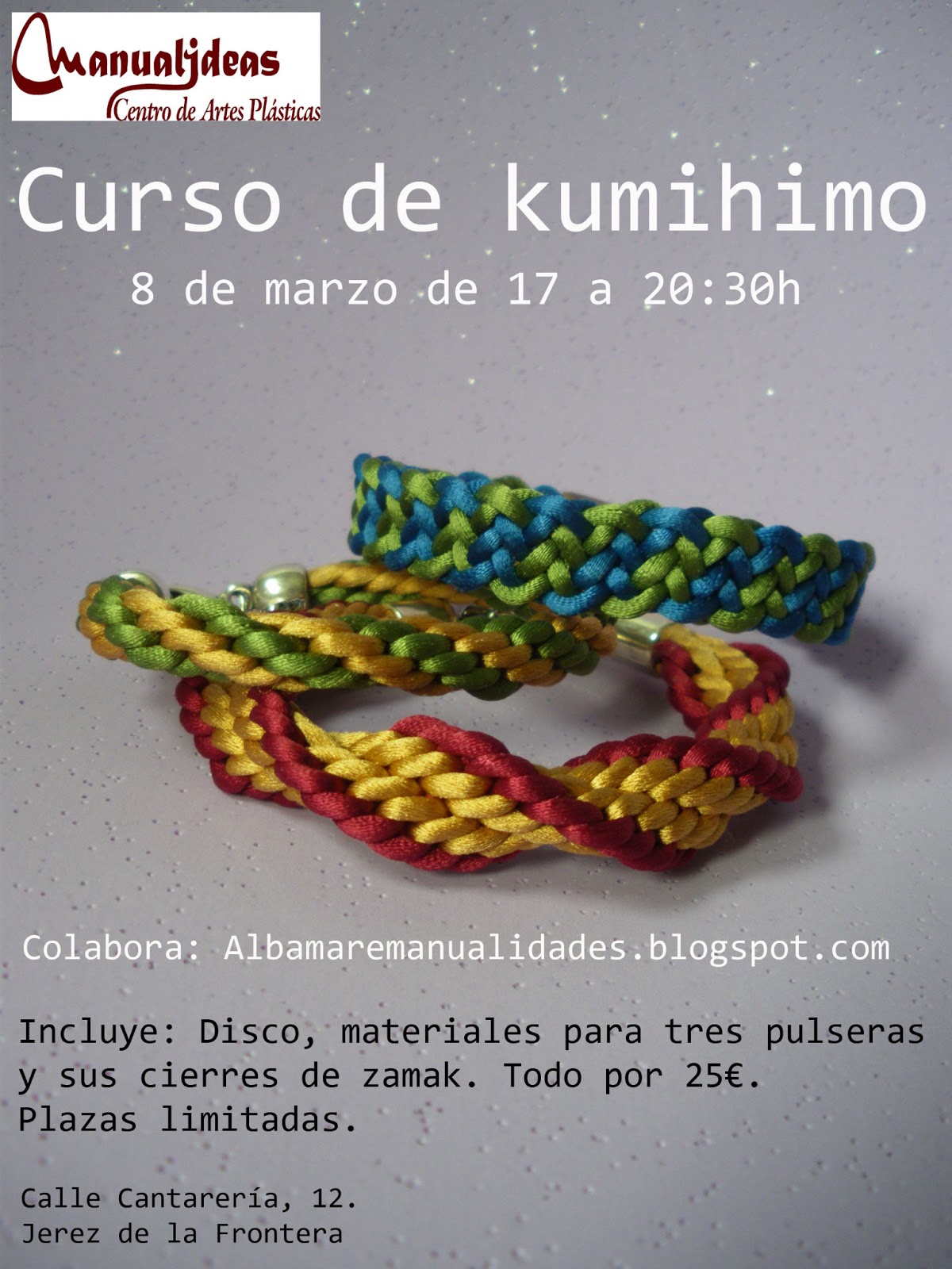 Albamare Manualidades - Handicrafts: Curso de kumihimo - Kumihimo intensive course