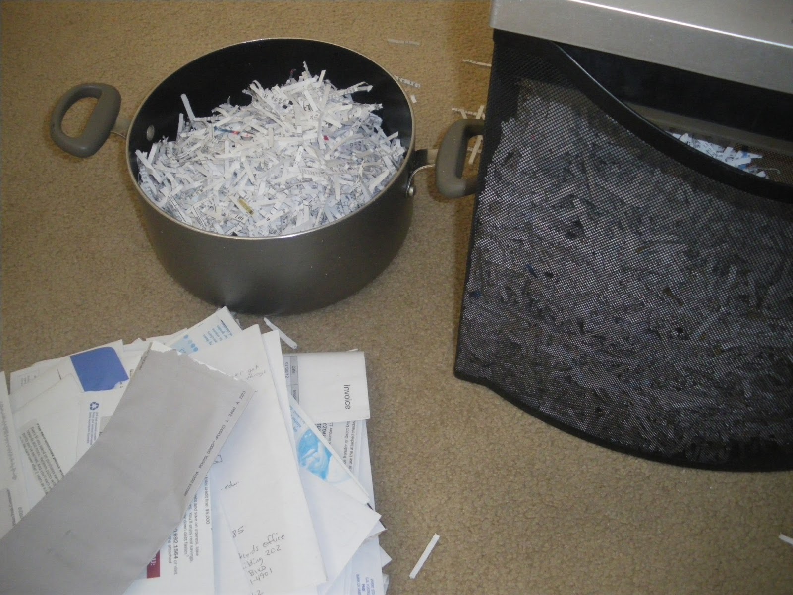 Recycled Paper Beads from Junk Mail