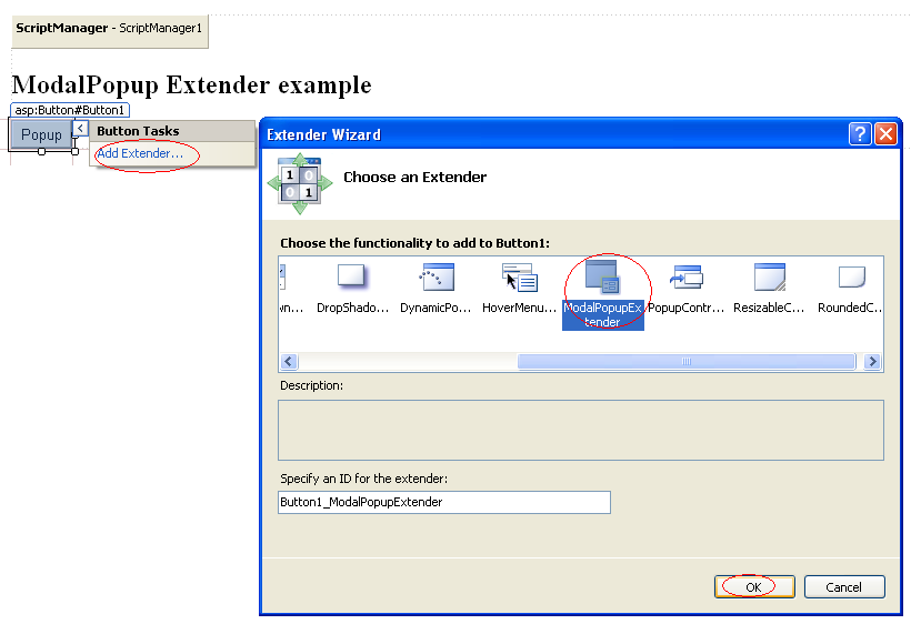 SoftwareKaffee: ModalPopup Extender example in Asp.Net c#