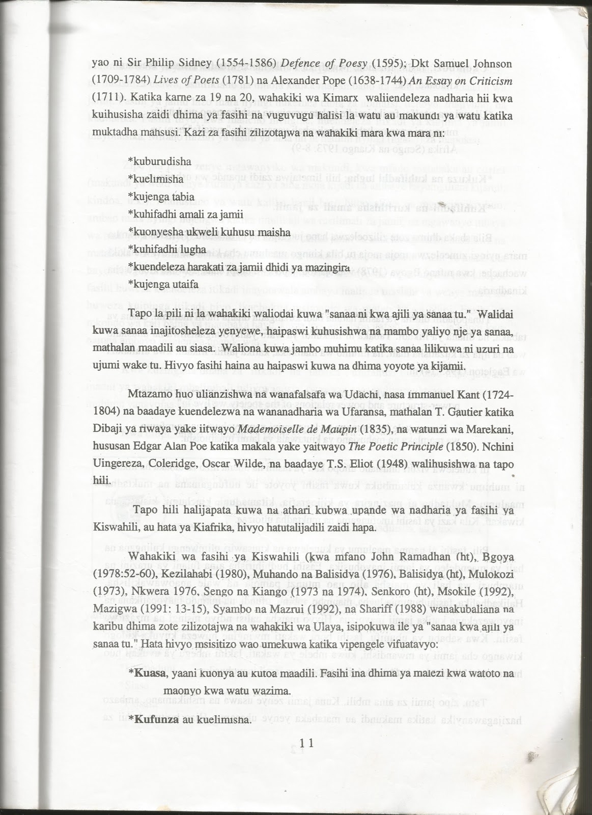 JAPHET MASATU BLOG: DHIMA YA FASIHI