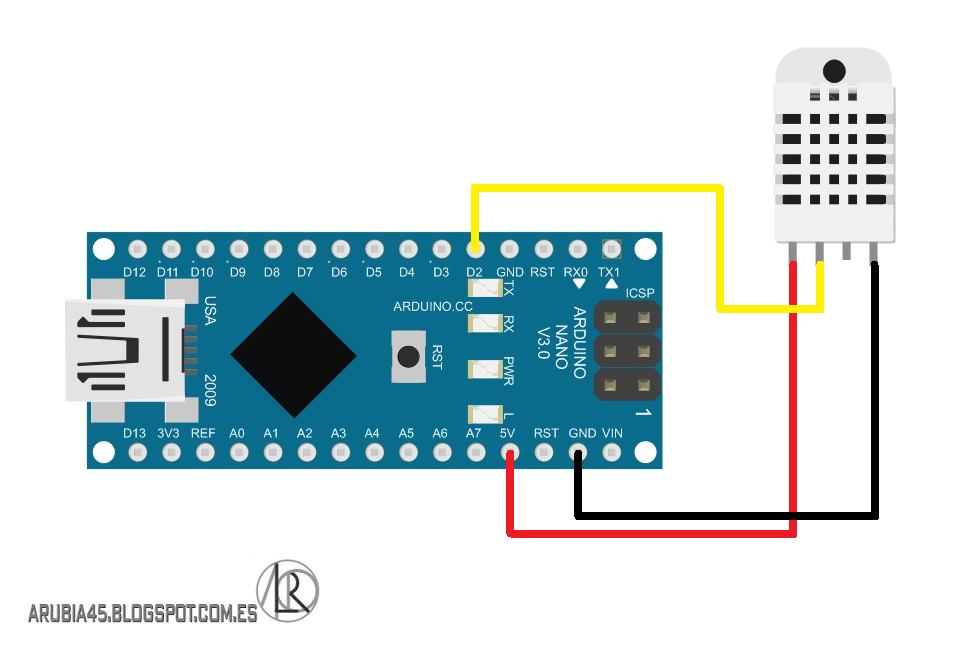 Arduino de ALRO: Sensor de humedad y temperatura DHT22 Arduino de ALRO: Sensor de humedad y temperatura DHT22