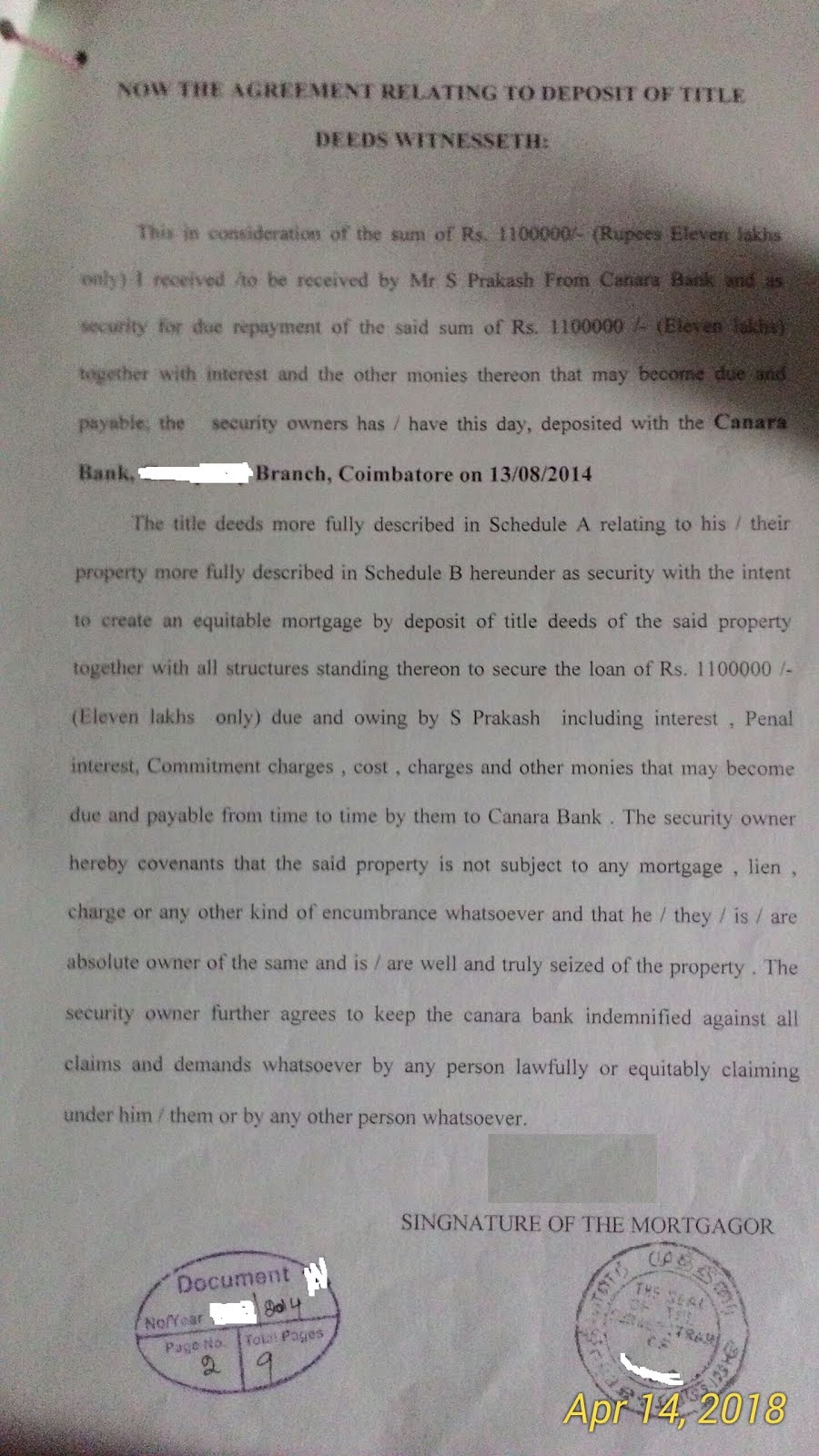 How to Cancellation of MOD in register department