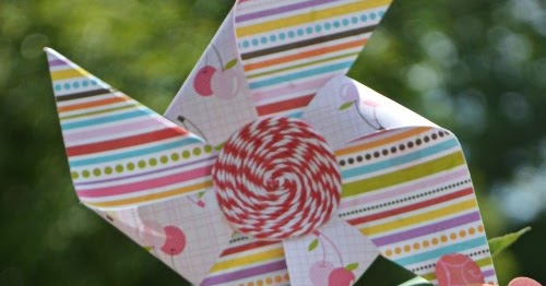 Write Snap Scrap: Pinwheels, Twine and Paper Flowers