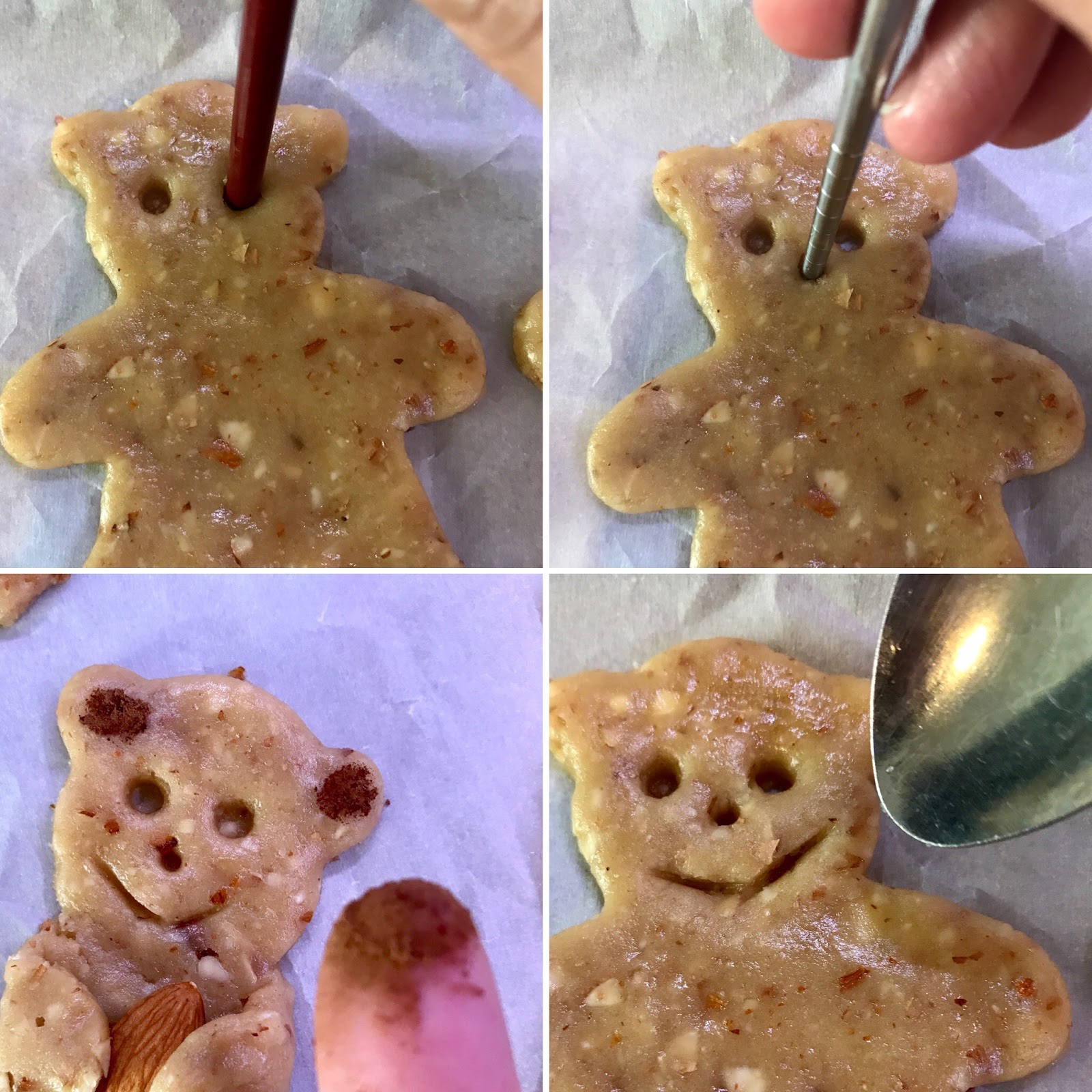 Once upon a cook: Almond Cuddle Bear Cookies ｜ 抱抱熊果仁曲奇