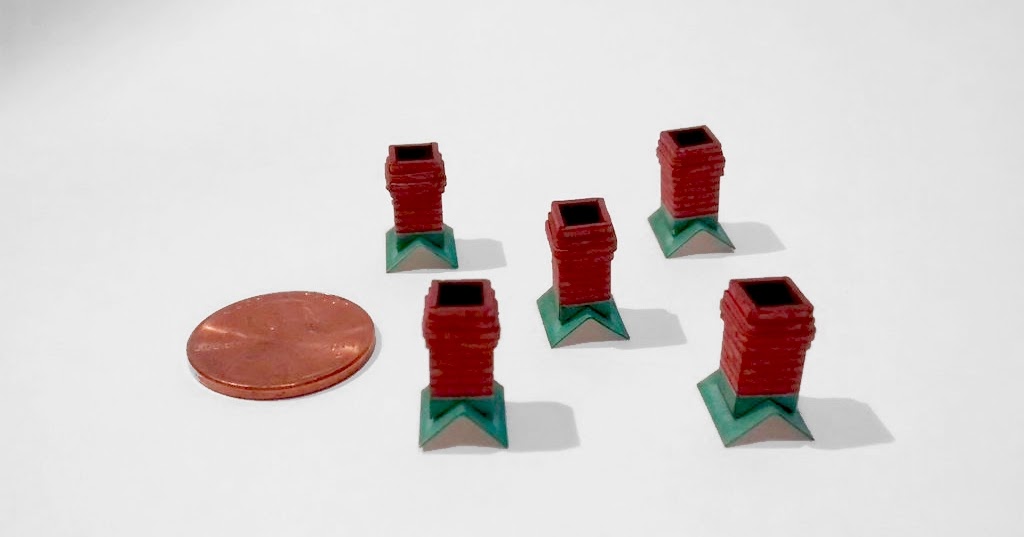 Miniature Architecture Blog: Papercraft Chimneys