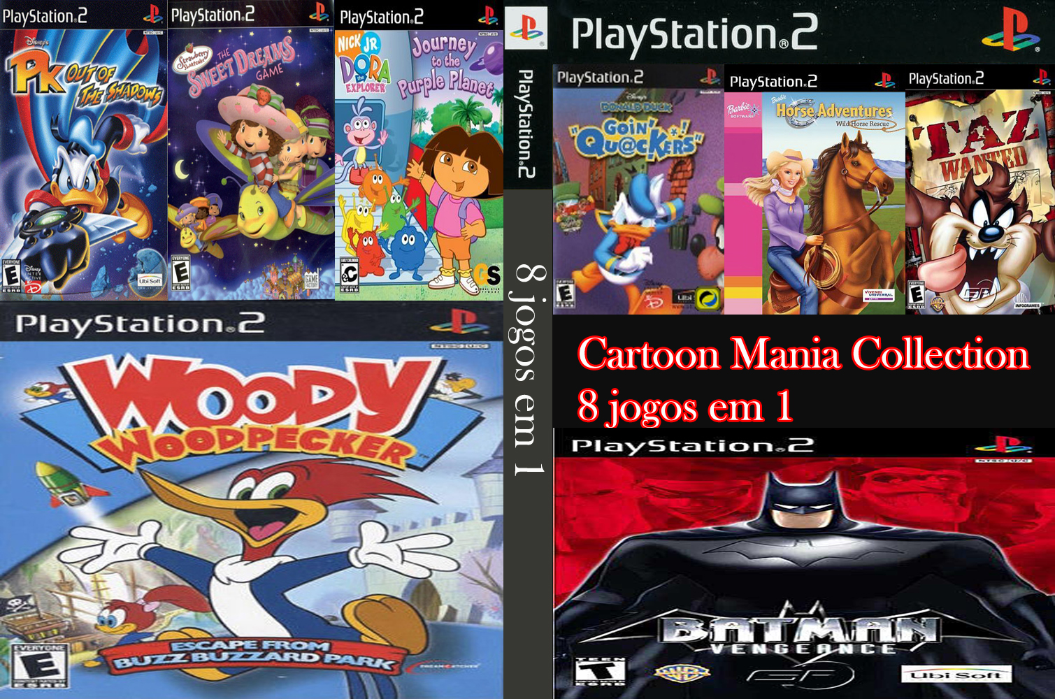 CAIU: COVERS DVDS PS2 (C) (99 capas)