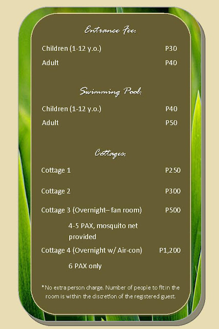 Mila's Hill Inland Resort Iloilo: Rates