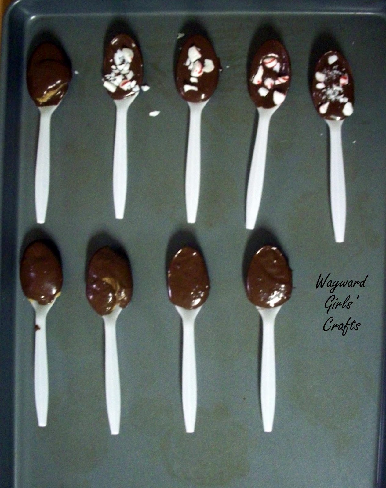 Wayward Girls' Crafts: Hot Chocolate Dipping Spoons