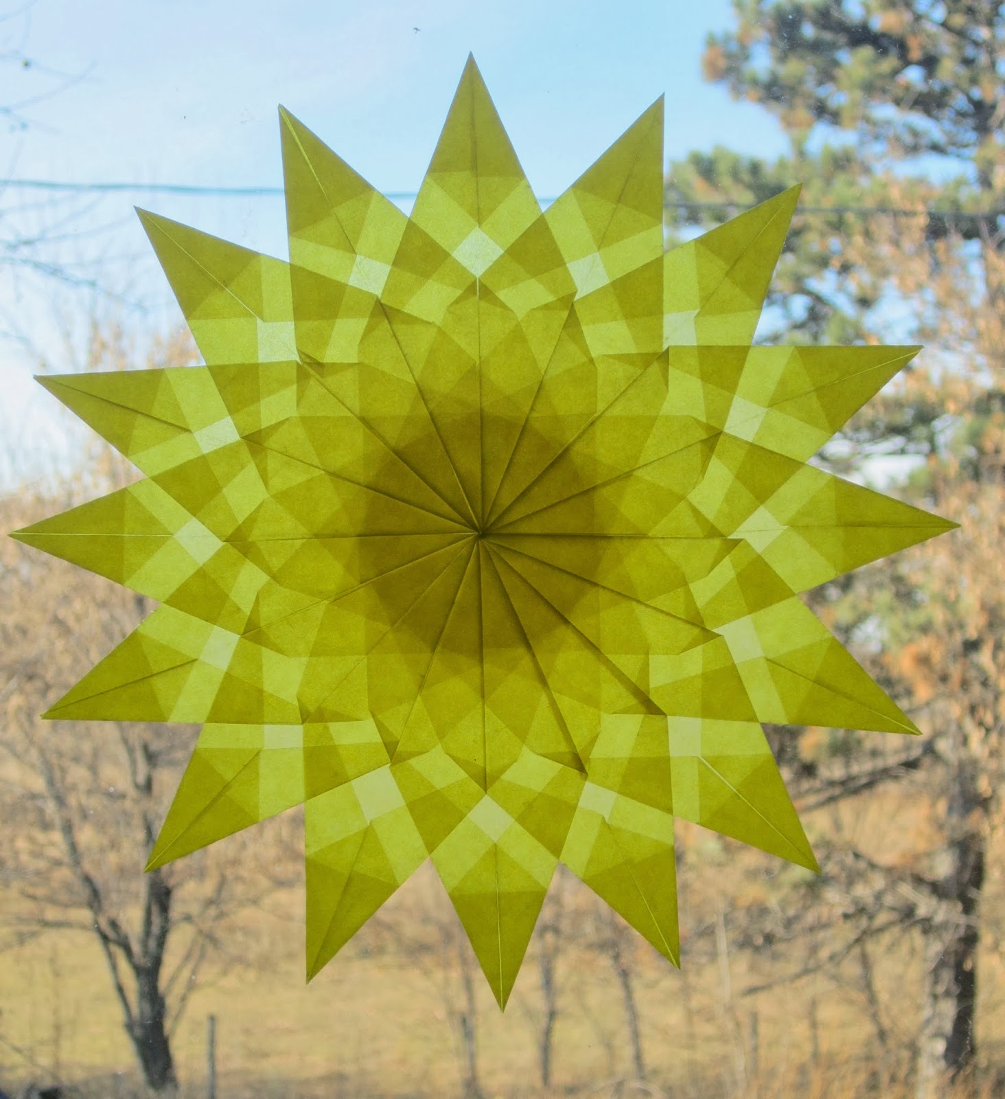 Harvest Moon by Hand: Waldorf Window Stars - Art Every Day Month - Day 22