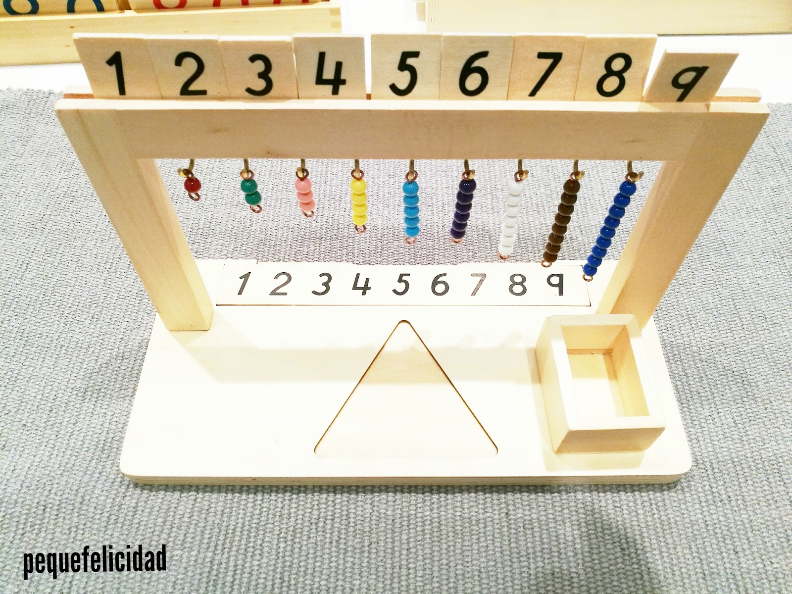 PEQUEfelicidad: MATEMÁTICAS MONTESSORI: LOS PRIMEROS MATERIALES