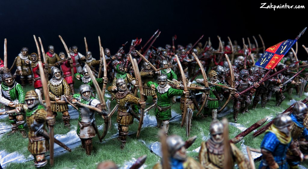 ZakGallery: Painted 28mm Hundred Years War English army
