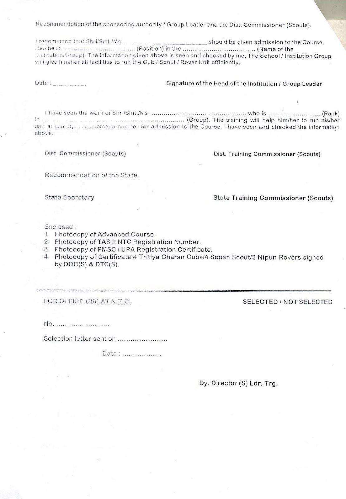 KVS Jammu Region BS&G Activities: HWB Courses for Scout Masters, Cub ...