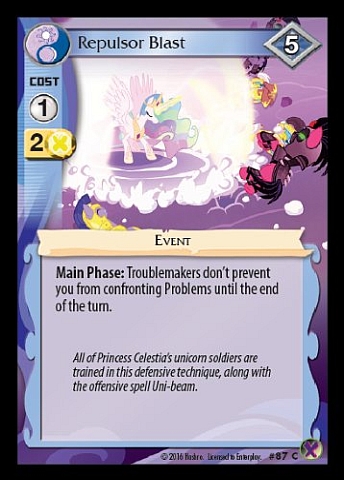 MLP Repulsor Blast CCG Cards | MLP Merch