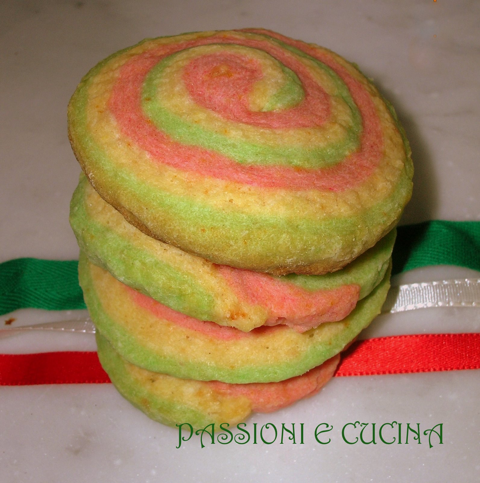 passioni e cucina: BISCOTTI TRICOLORI