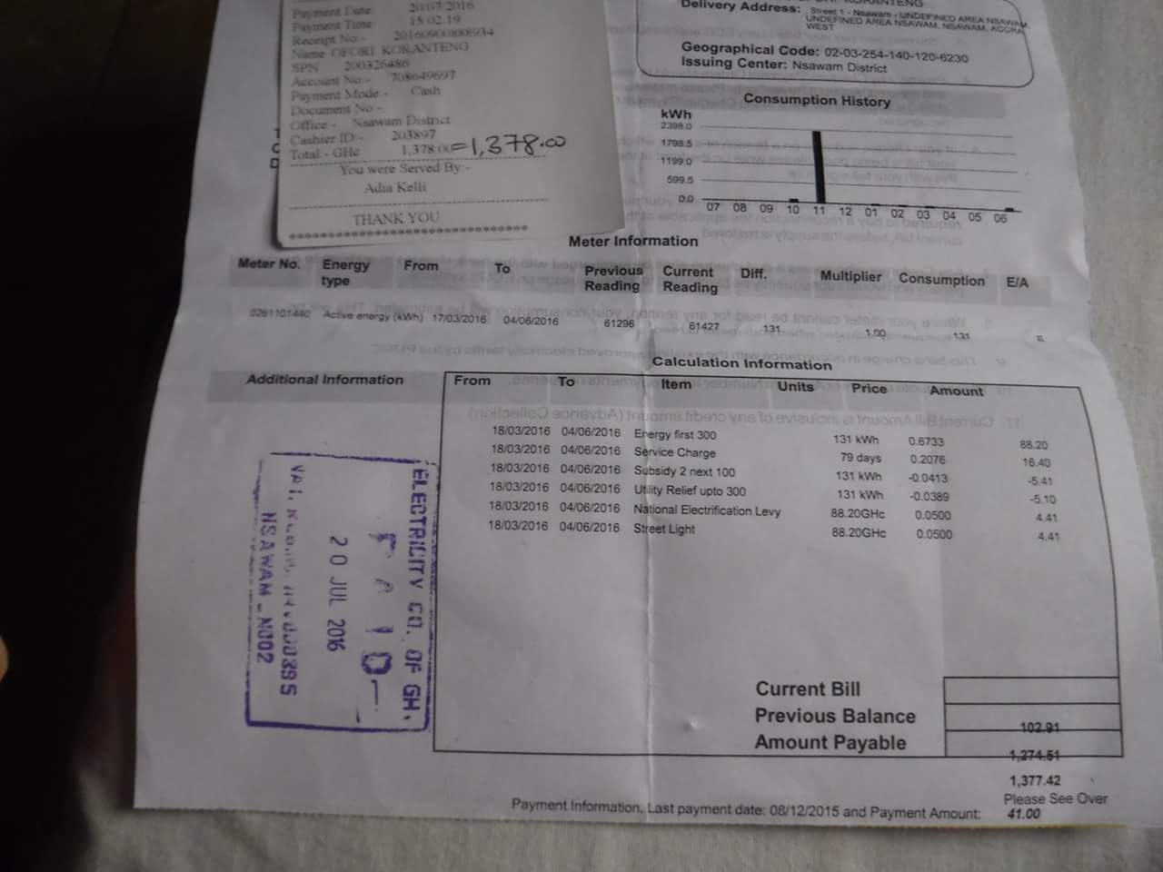 Growing in Ghana: Week 36: Light Bill Probs and Stomach