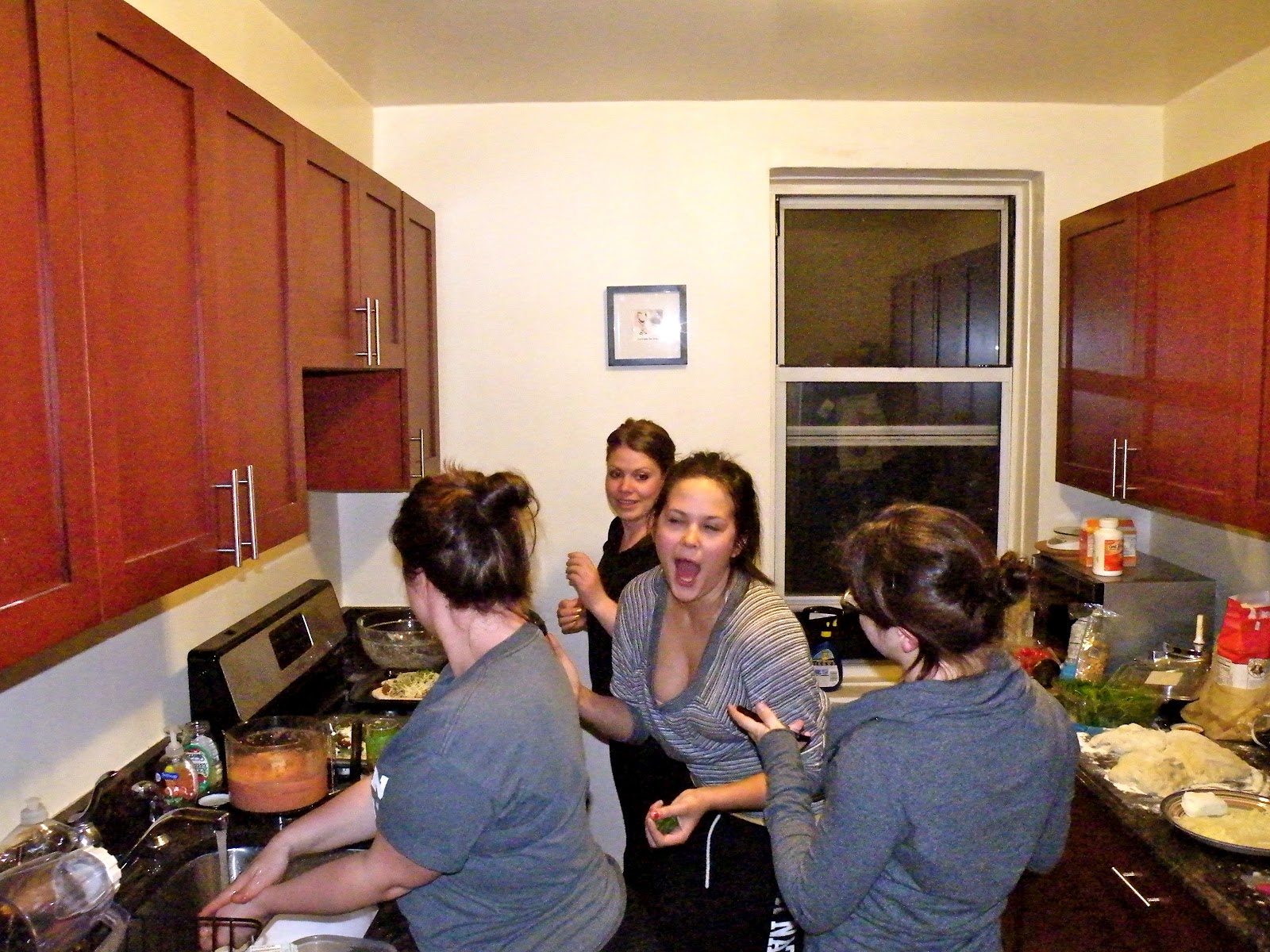 Kitchen Dance Party: Pizza Dough, Wine and Body Paint