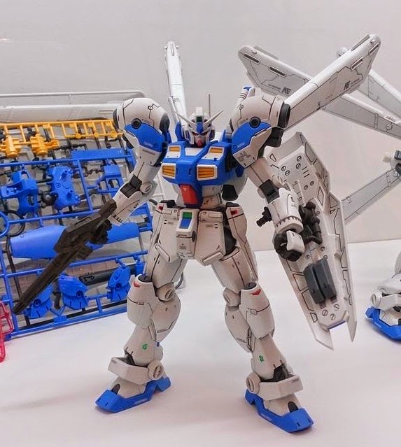 RE/100 RX-78GP04G Gundam GP-04 Gerbera Exhibited at GunPla Expo Japan ...