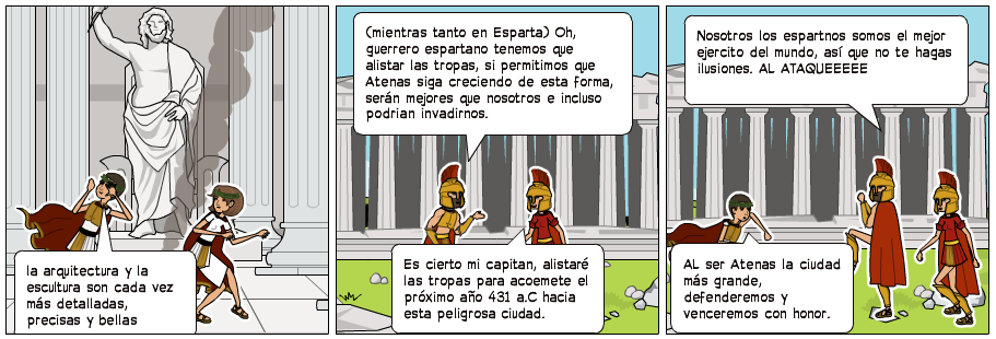 Tira cómica mundo antiguo