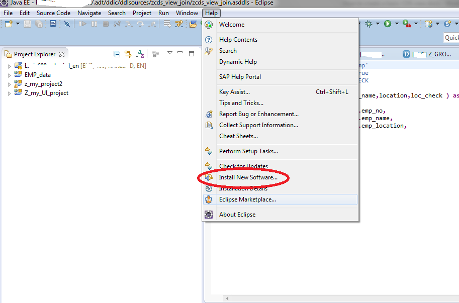 SAP Technical: SETUP SAP ABAP HANA DEVELOPMENT tools in Eclipse