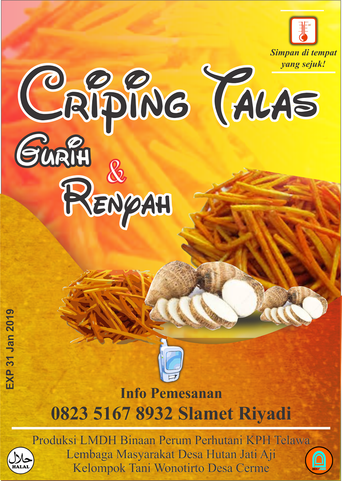 LABEL PRODUK MAKANAN | ALKA DESIGNER