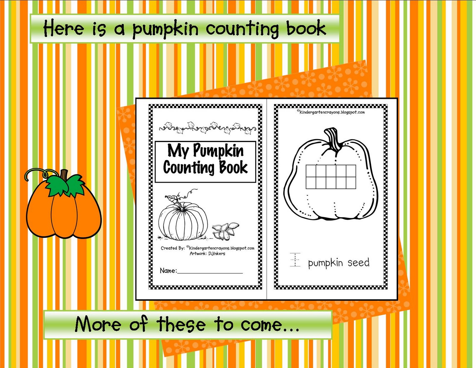 Kindergarten Crayons: Pumpkin Seeds: Count Them and Eat Them