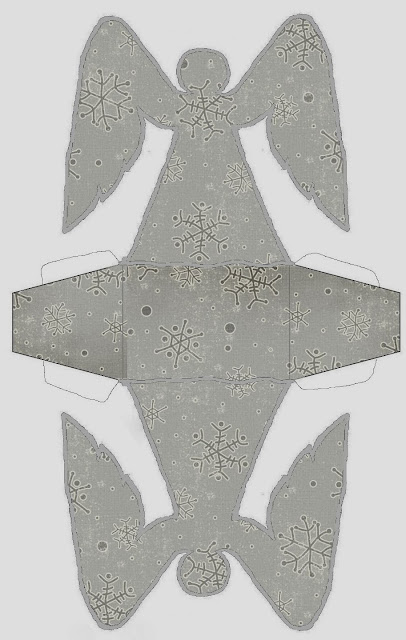 Free Printable Angel Shaped Box. - Oh My Fiesta! in english