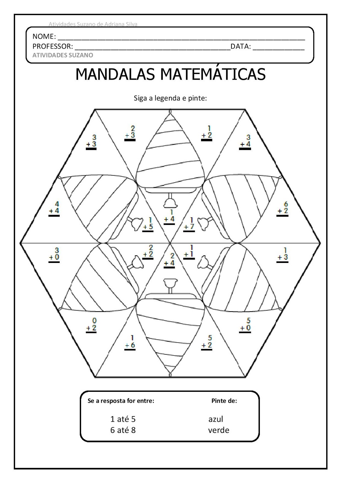 Mandalas matemáticas 1º ano EM PDF
