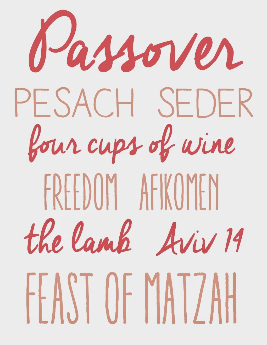 land of honey: Free Printable for Passover