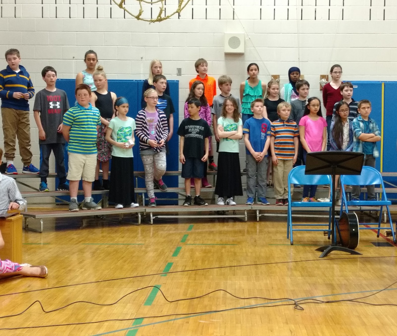 Ella and Zoë: 5th grade music concert