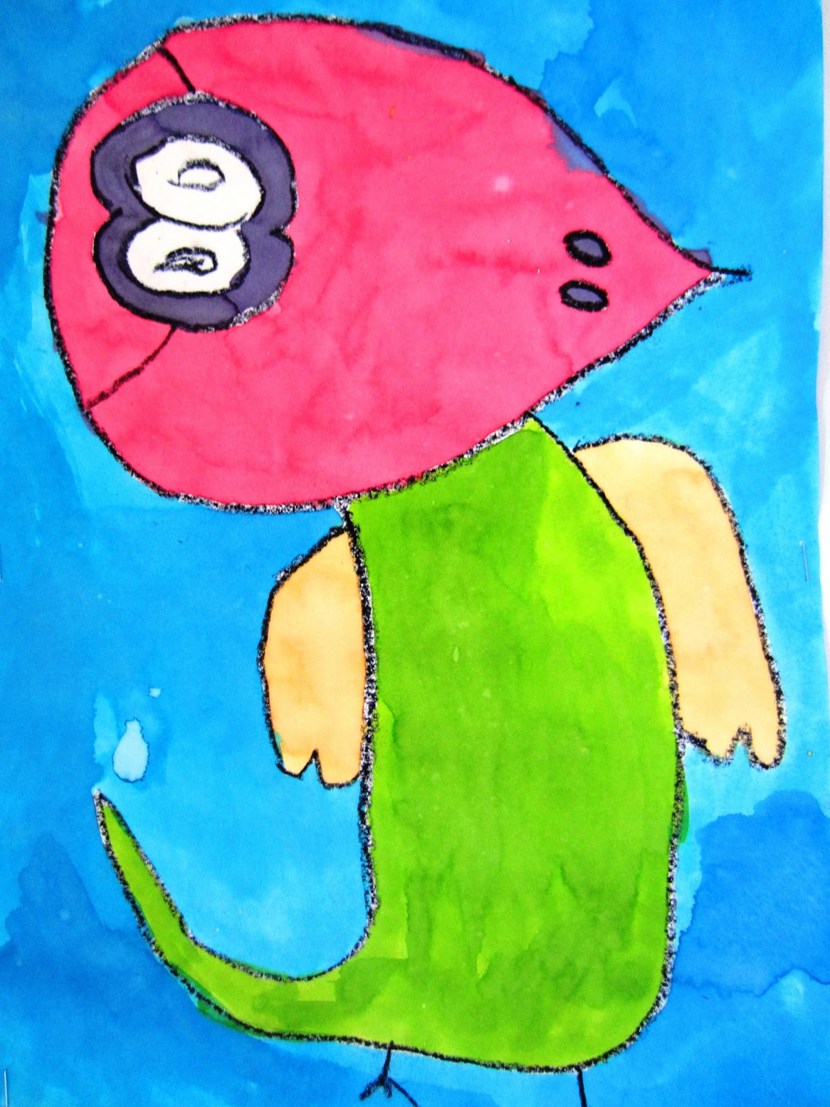 Blackas Bloggers: James Rizzi-Inspired Birds