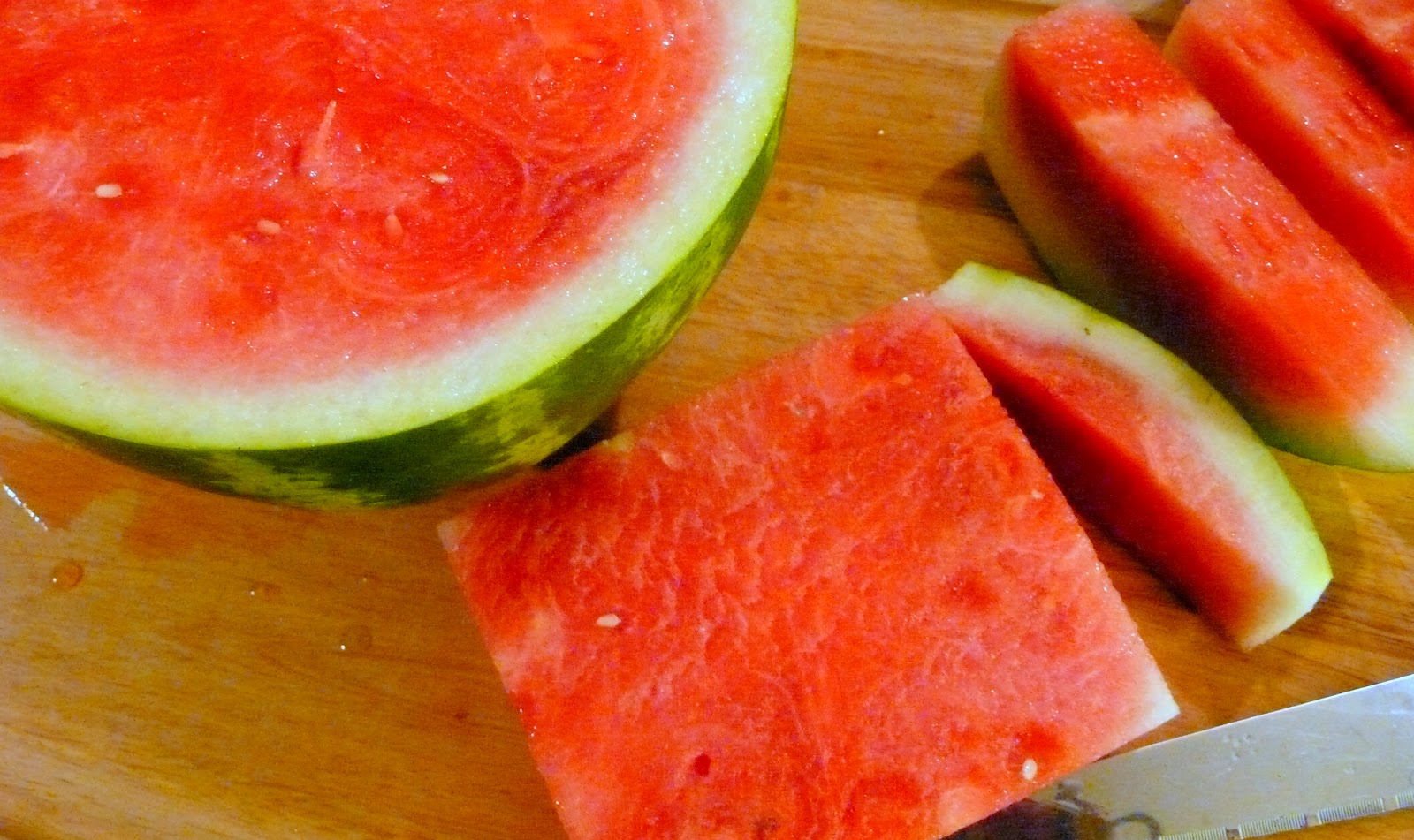 Joyously Domestic: Watermelon Ice Cubes