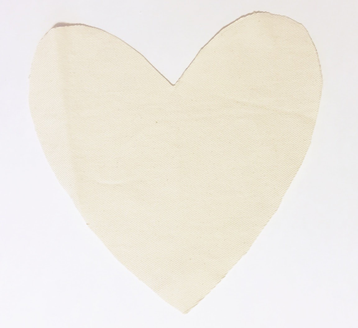 Adventures in art journaling: Canvas Heart Tutorial