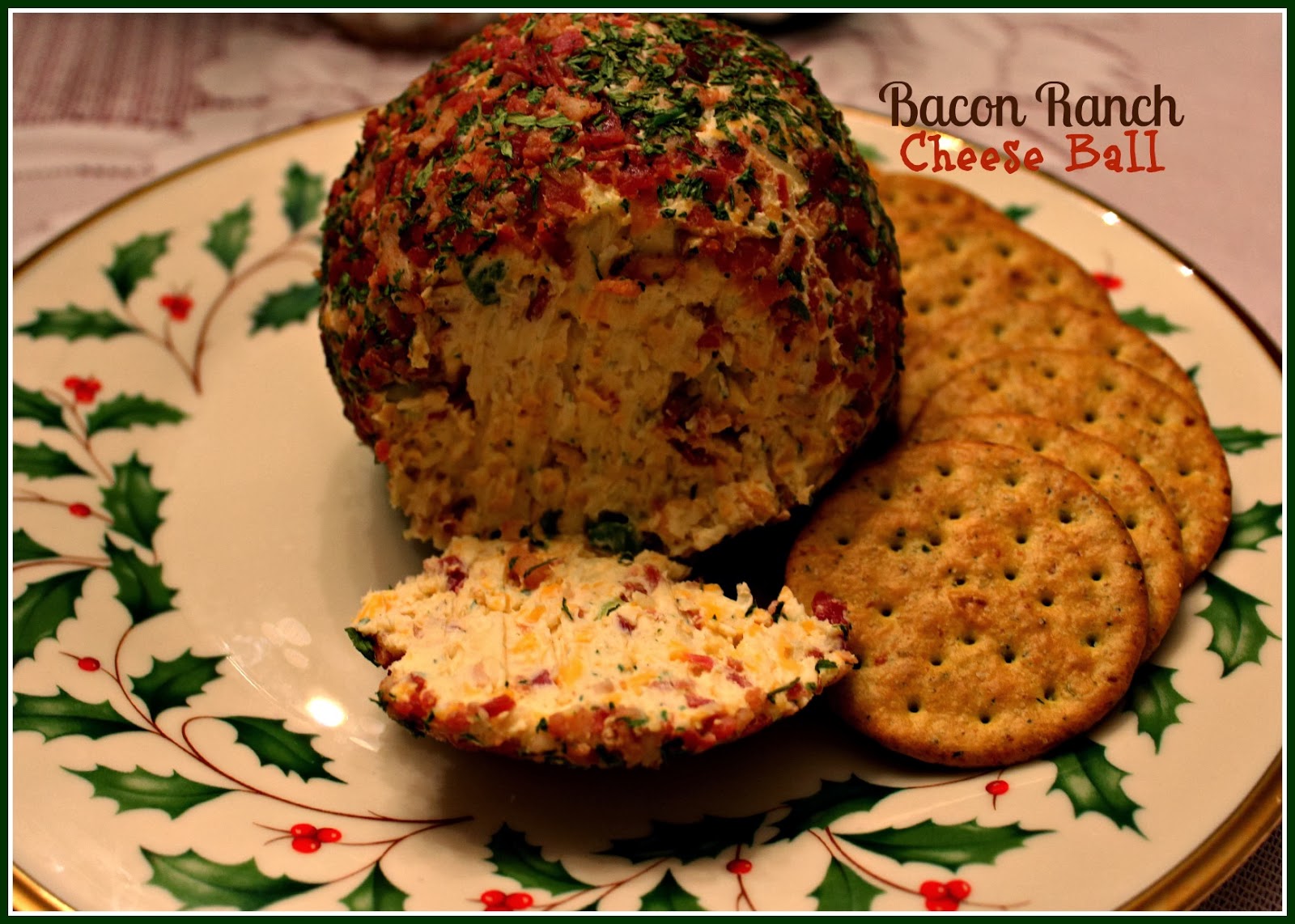 Sweet Tea and Cornbread: Bacon Ranch Cheese Ball!